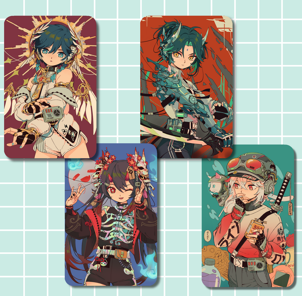 GENSHIN| Mecha photocards – Overine