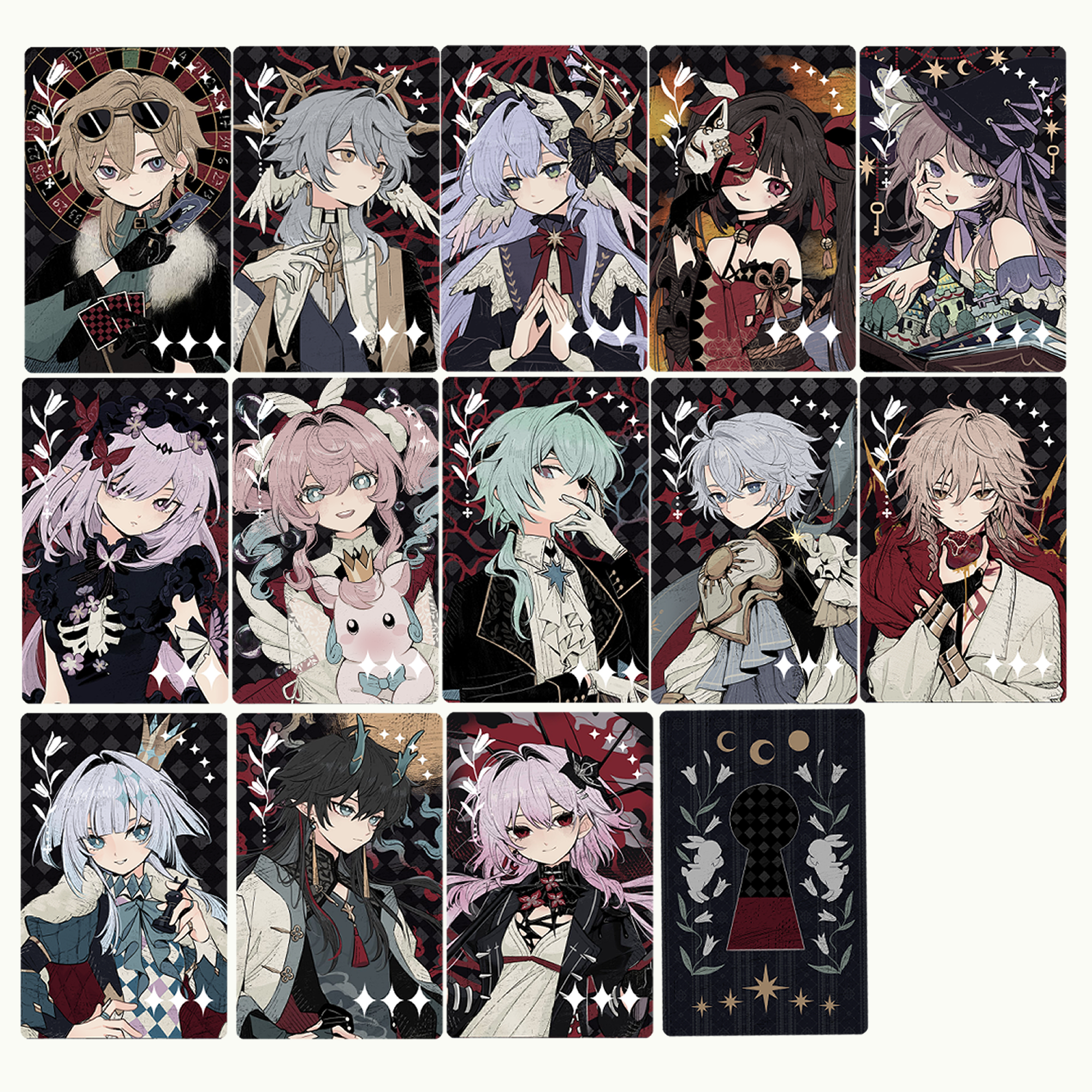 [HSR] Silver foiled photocards – Overine